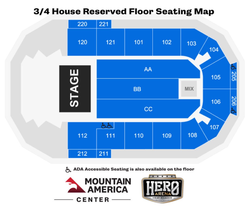 Seating - Mountain America Center